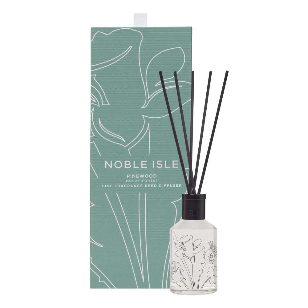Noble Isle Pinewood Luxury Reed Diffuser - 180g| Christmas Gift Sets ...